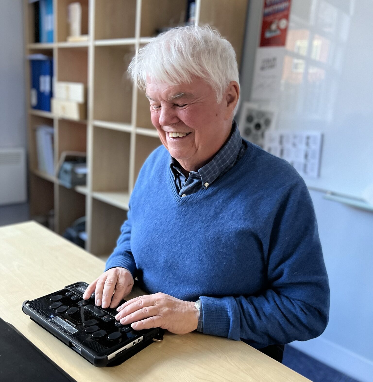 NCW students on the radio with Peter White MBE (Former Student and ...